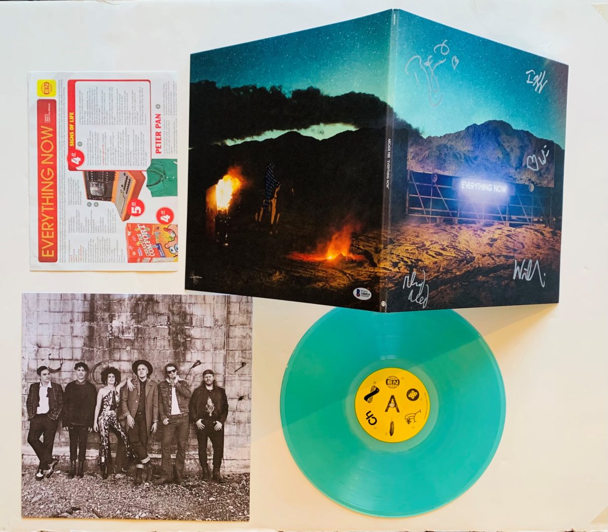 Arcade Fire Autographed Album - The Autograph Source