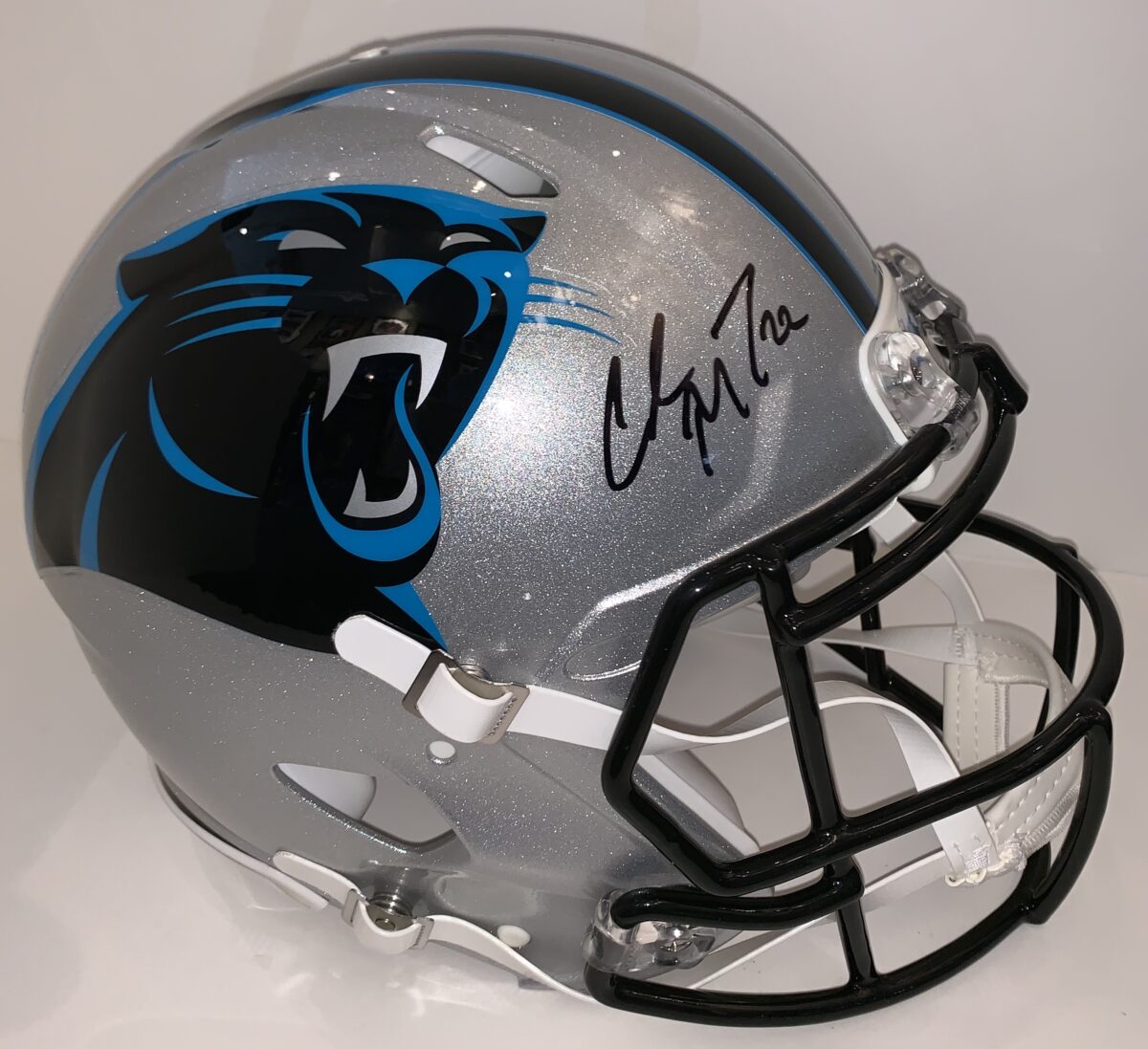 Christian McCaffrey Autographed Carolina Panthers Authentic Speed ...