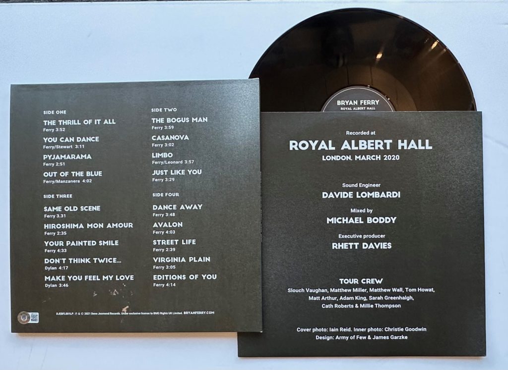 Bryan Ferry Autographed Vinyl Record Album - The Autograph Source