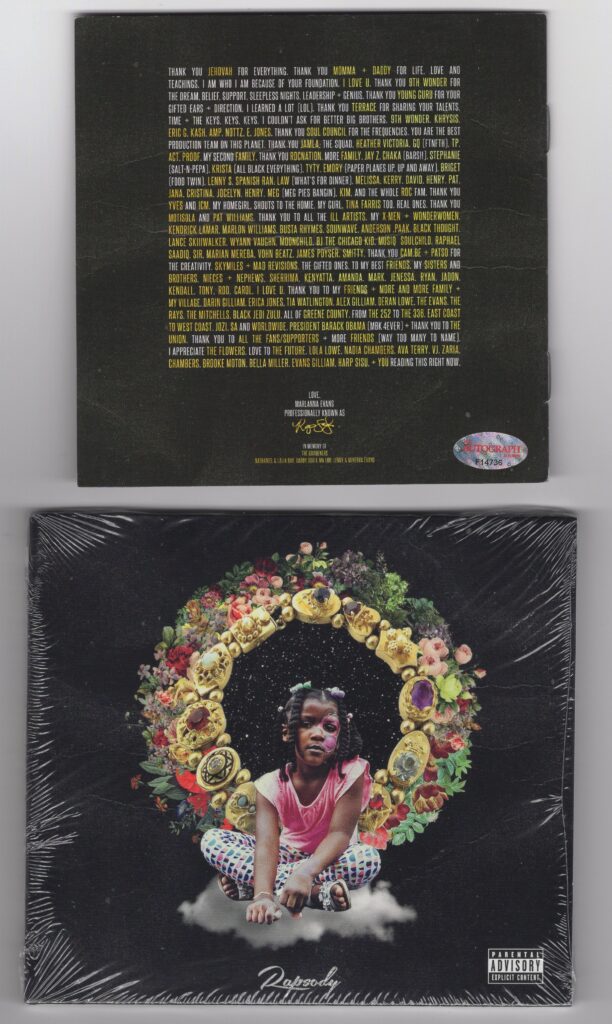 Rapsody Signed CD (Laila's Wisdom Album) - The Autograph Source