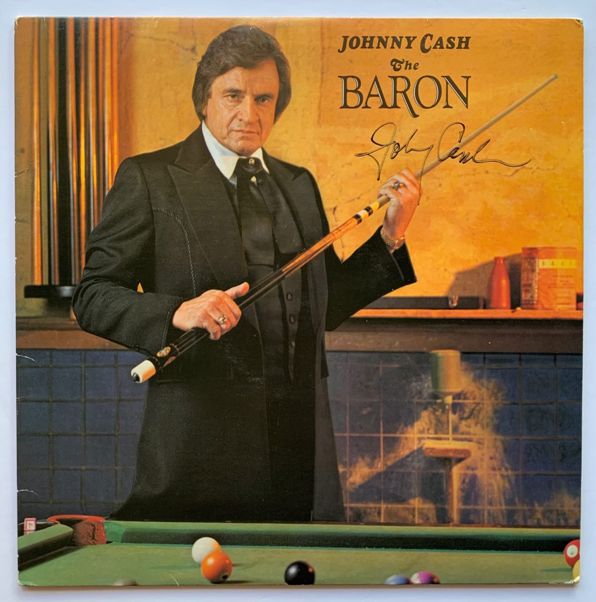 Johnny Cash Autographed Vinyl Album - The Autograph Source