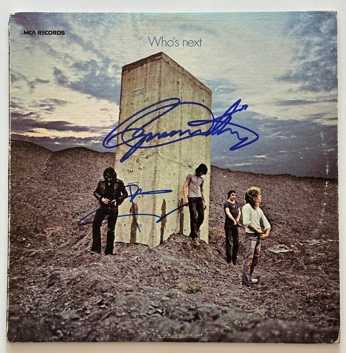 The Who "Who's Next" Vinyl Record Album signed by Daltrey and Townshend ...