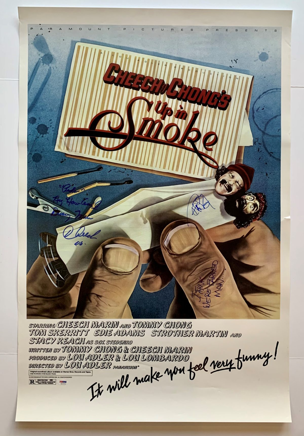 Cheech & Chong Autographed Movie Poster with 2 inscriptions. - The ...