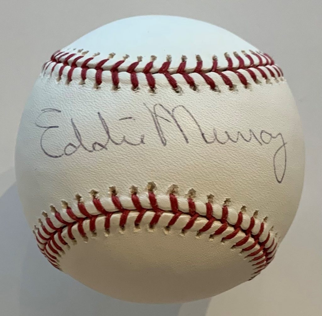 Eddie Murray Signed Baseball - The Autograph Source