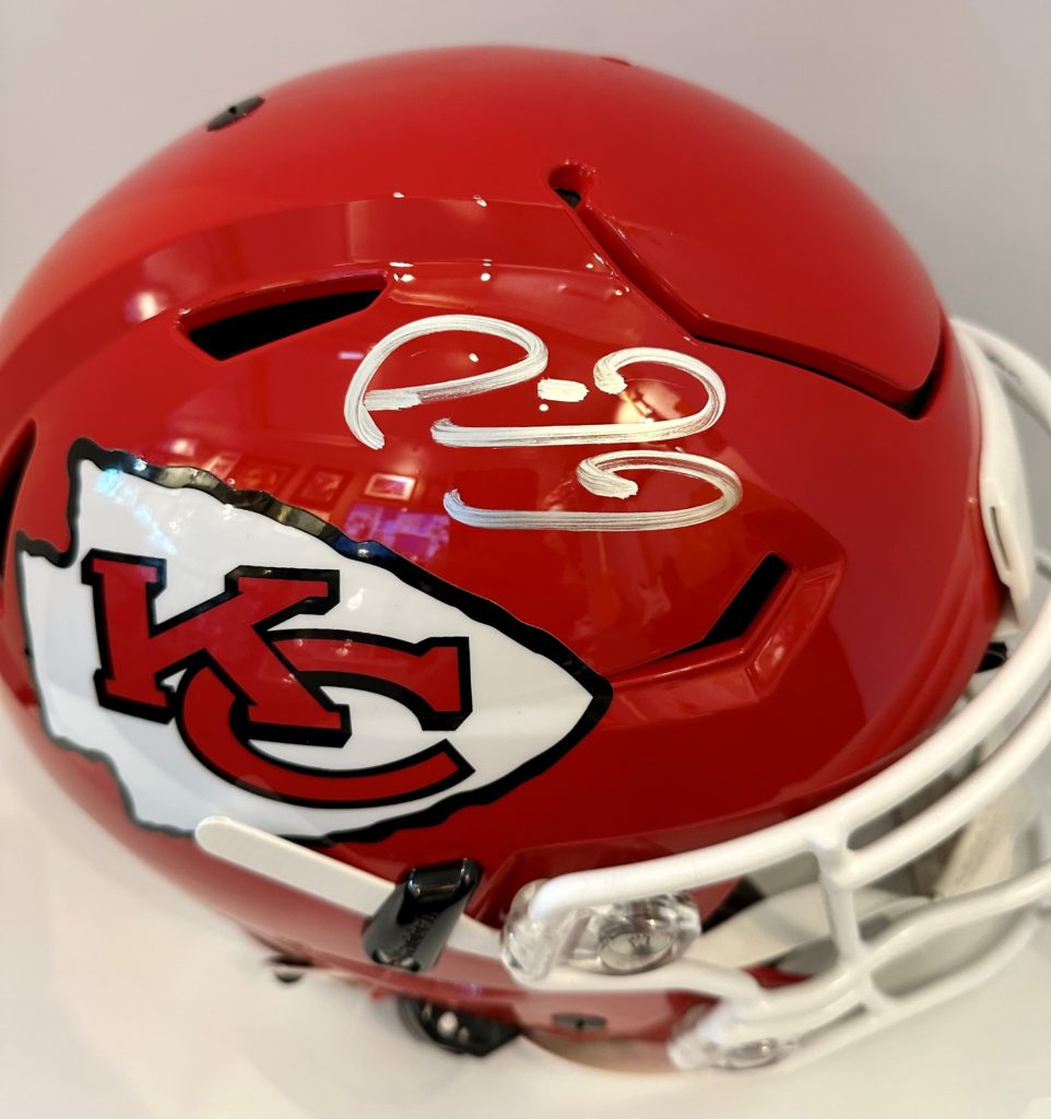 Patrick Mahomes Autographed Kansas City Chiefs Proline Speedflex Helmet ...