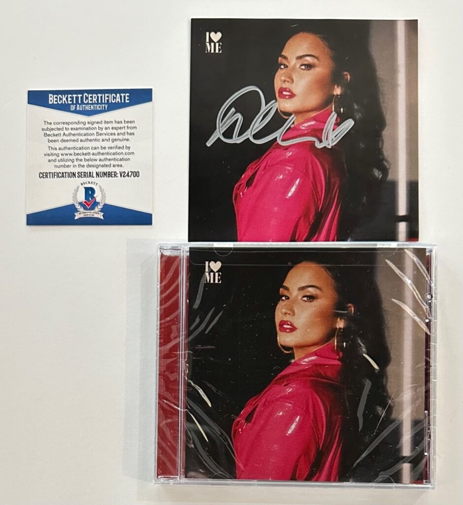 Demi Lovoto Signed CD | Beckett Authentication BAS COA - The Autograph ...