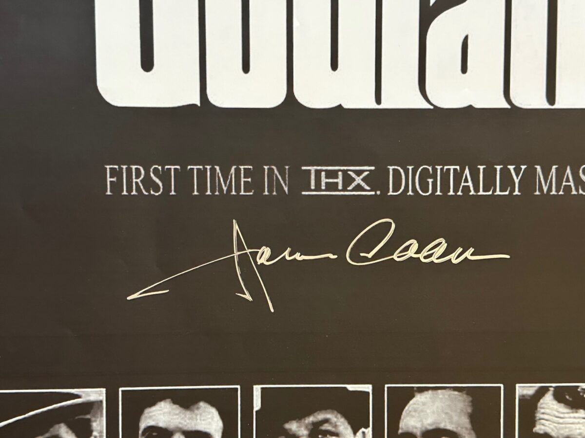 James Caan Signed The Godfather 27x39 Movie Poster (25th Anniversary ...