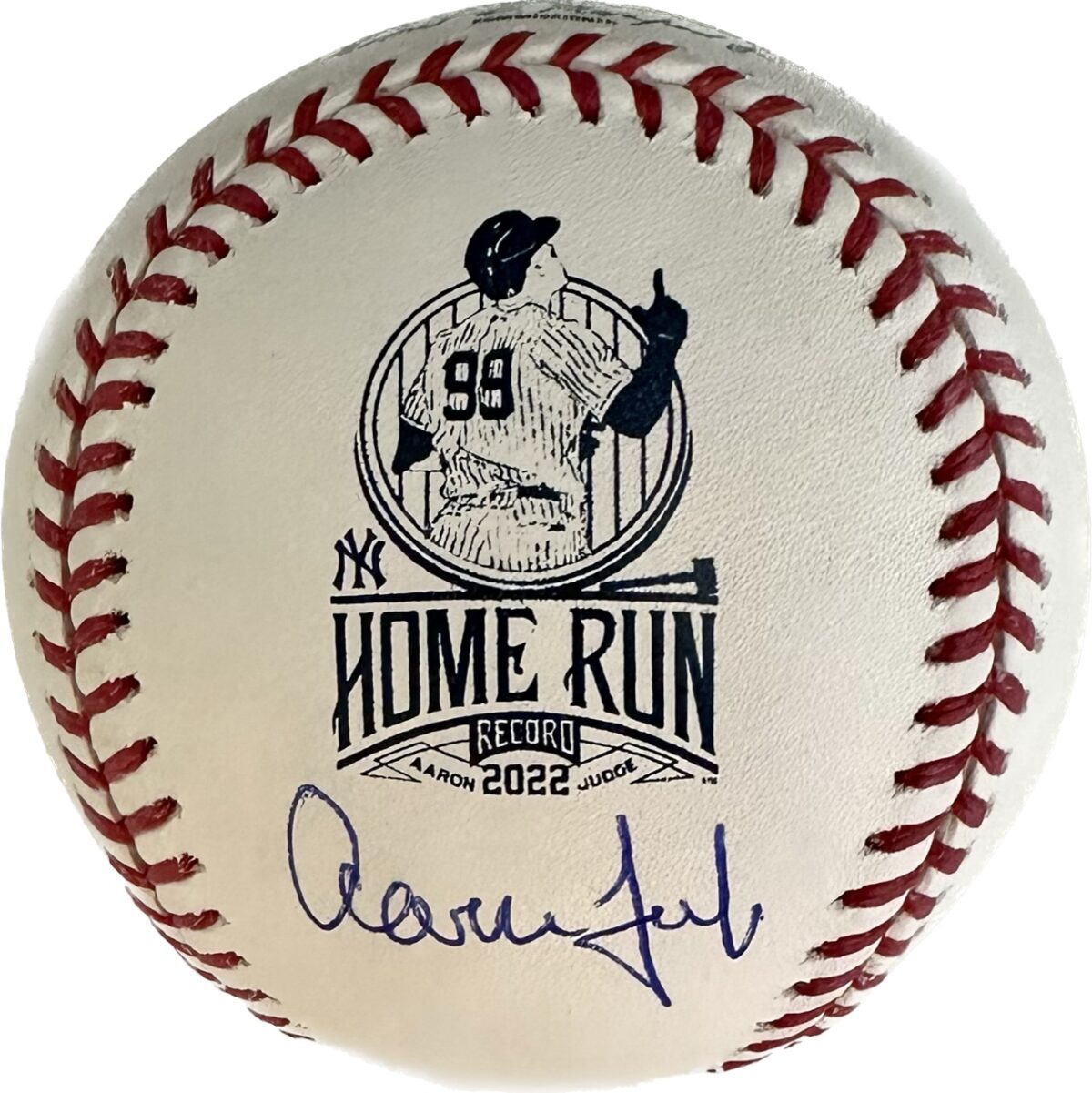 Aaron Judge Autographed 62 HR Baseball [ New York Yankees ] - The ...