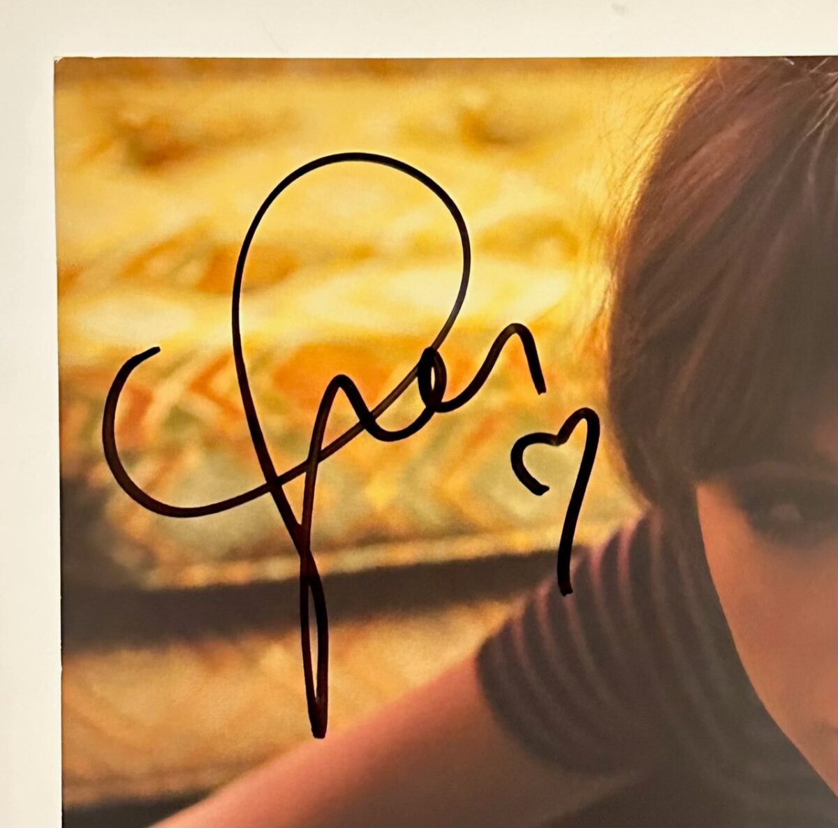 Taylor Swift Autographed Photo (from Midnights Album) #4 (Mahogany ...