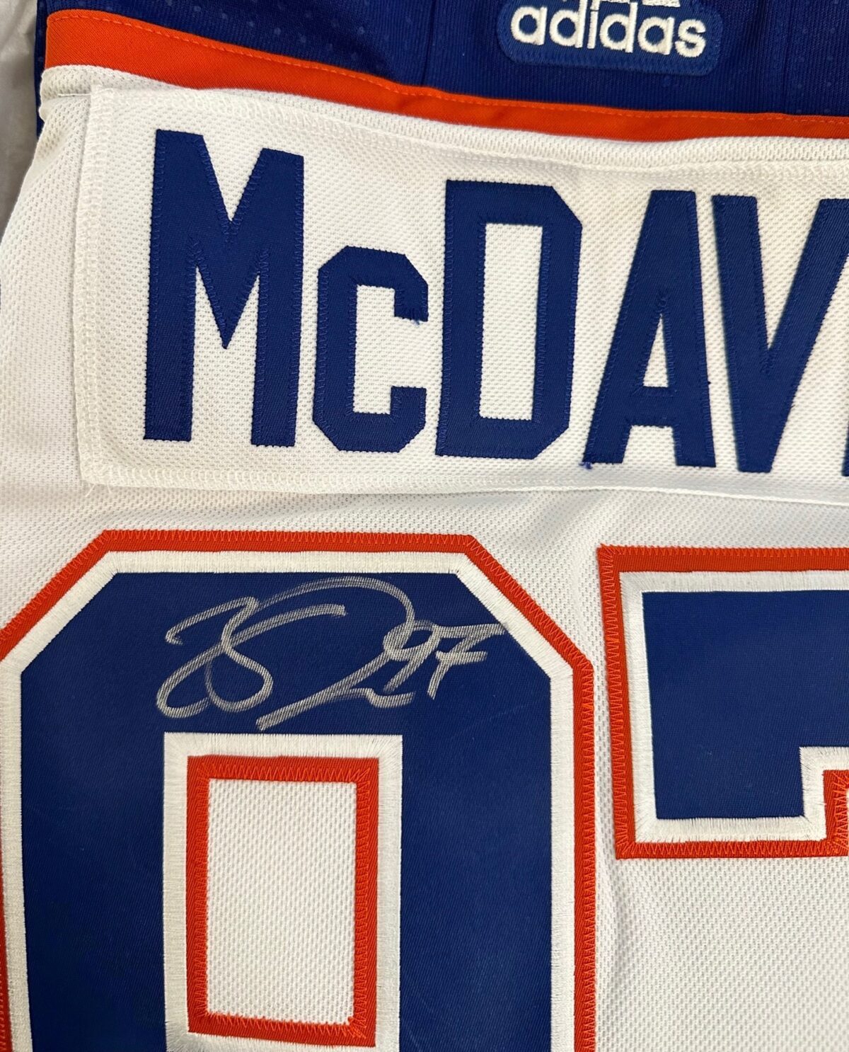 Connor McDavid Signed Edmonton Oilers Jersey (white away) - The ...