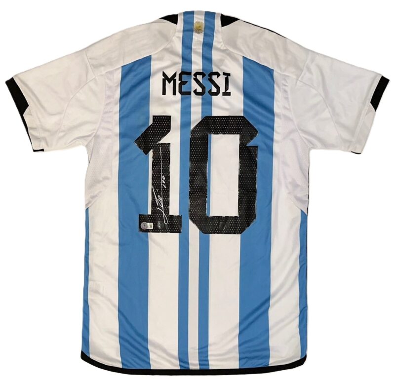 Lionel Messi Signed Argentina Jersey - The Autograph Source