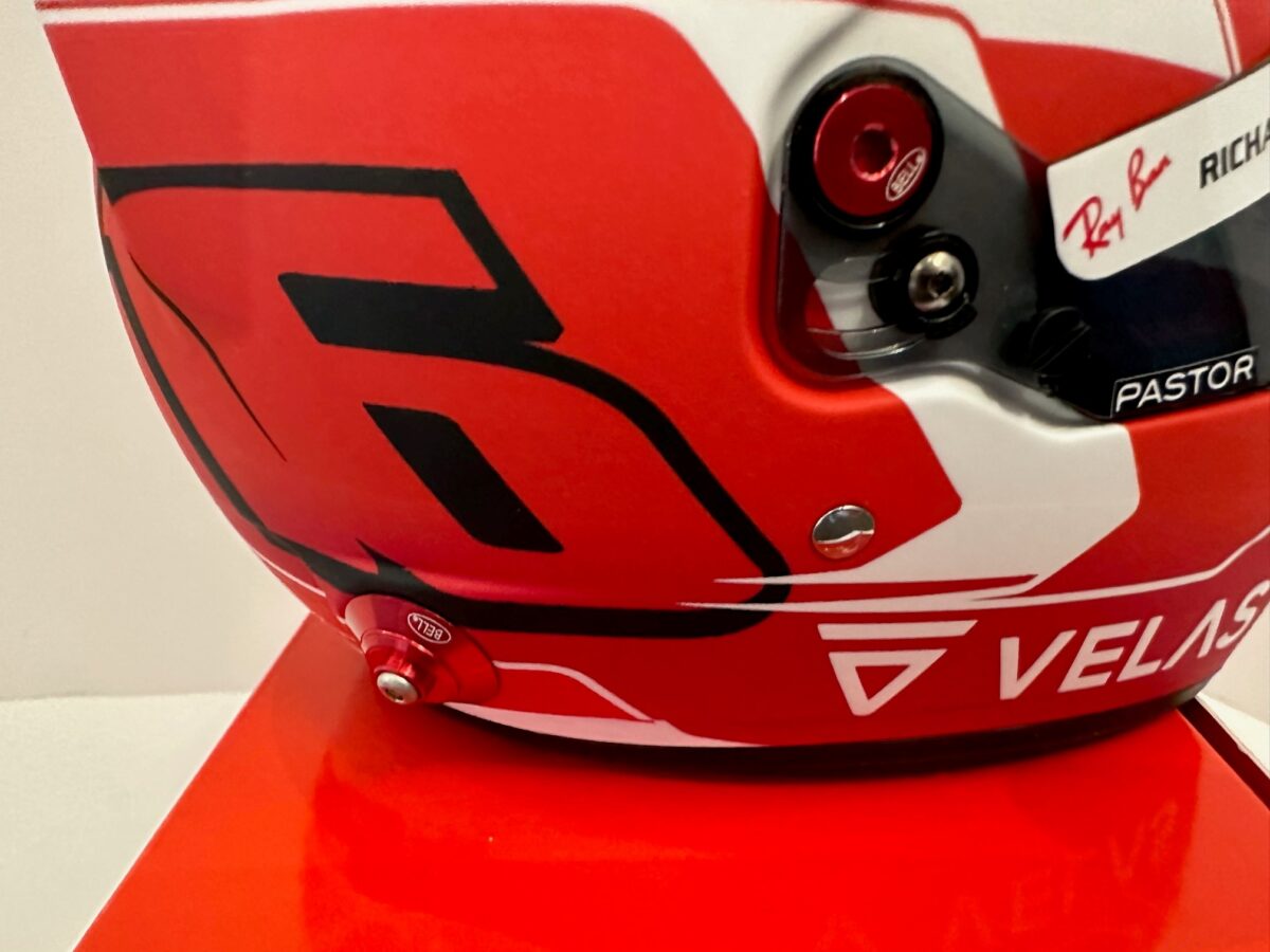 Charles Leclerc Signed Ferrari 1/2 Scale Mini Racing Helmet (Beckett ...